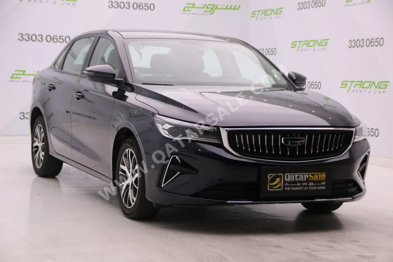 Geely Emgrand Dark Blue 2025 For Sale in Qatar