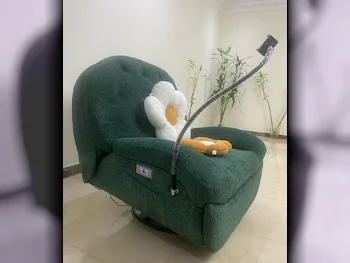 Rocking Chair / Mid-century Modern Sofa - Green - Genuine Leather For ...