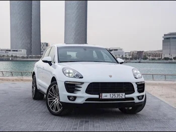 Porsche Macan S White 2015 For Sale in Qatar