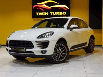 Porsche Macan S White 2018 For Sale in Qatar