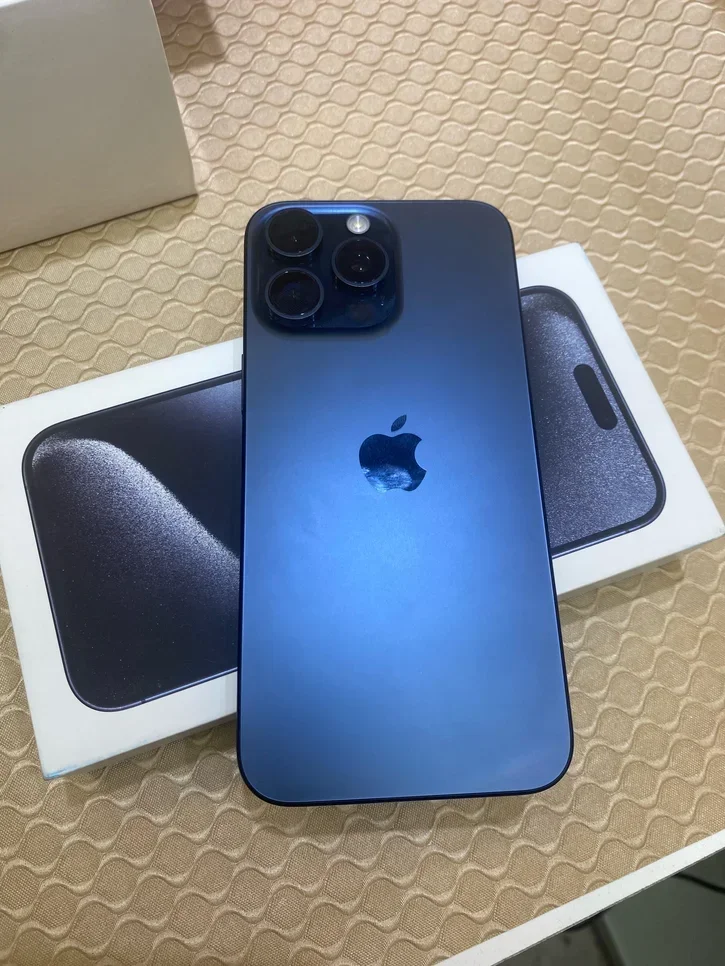 Apple - iPhone 15 - Pro Max - 256 GB - Blue 2023 Apple-Lightning ...