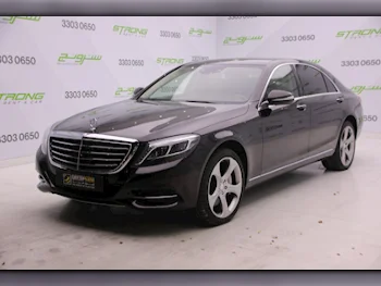 Mercedes-Benz S-Class 400 Maroon 2014 For Sale in Qatar