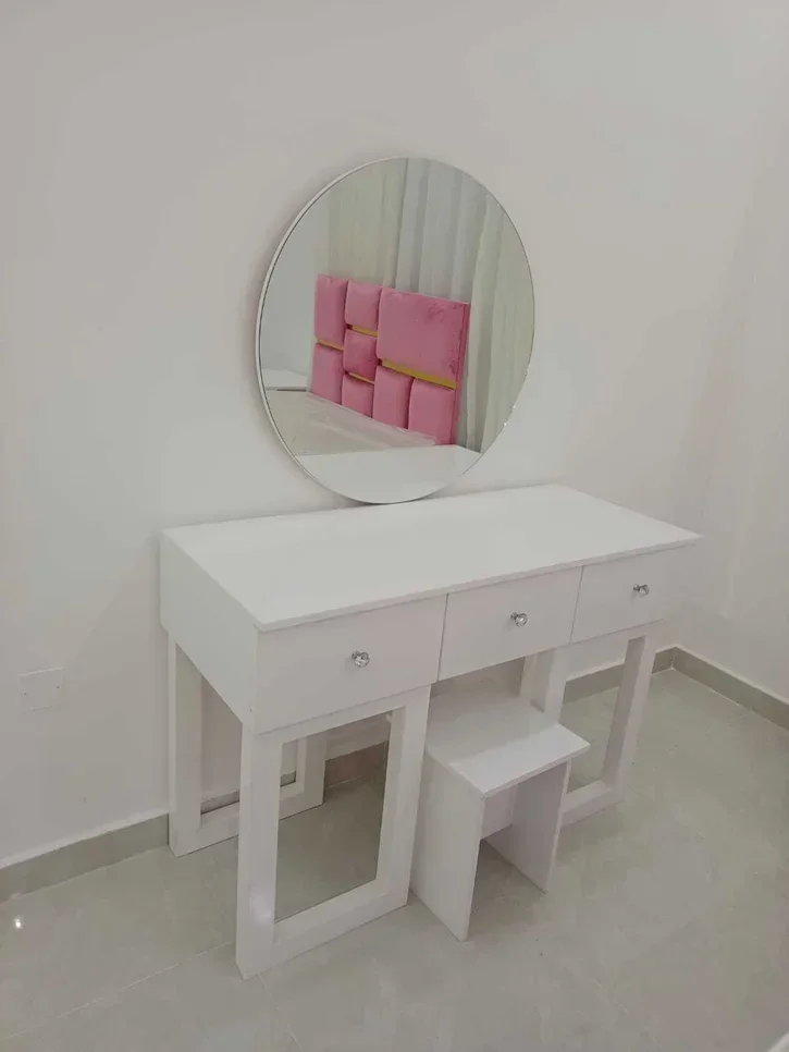 Wardrobes & Dressers - Doha Furniture - Dressing Table, Mirror, Chair ...