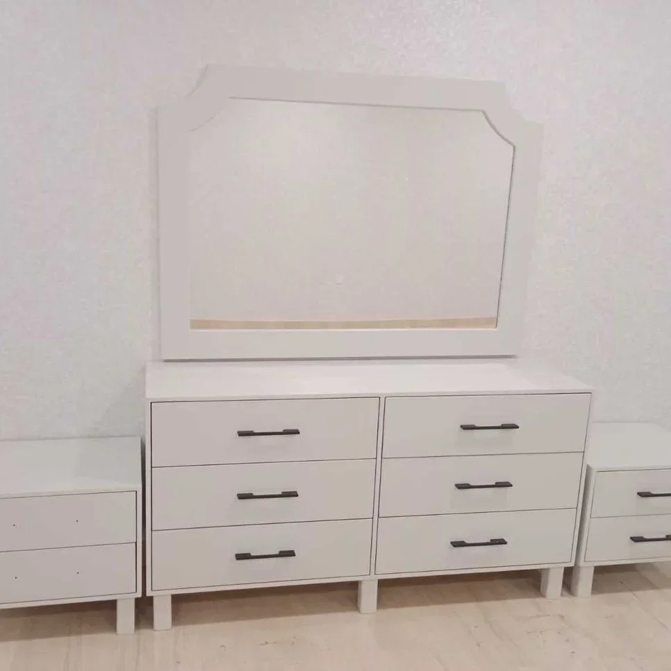 Wardrobes & Dressers - Doha Furniture - Dressing Table, Mirror, Chair ...