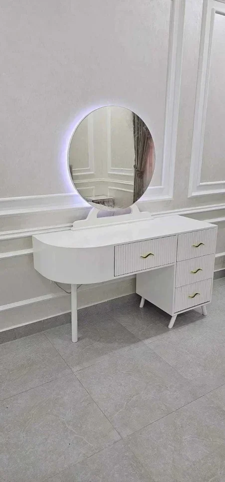 Wardrobes & Dressers - Doha Furniture - Dressing Table, Mirror, Chair ...