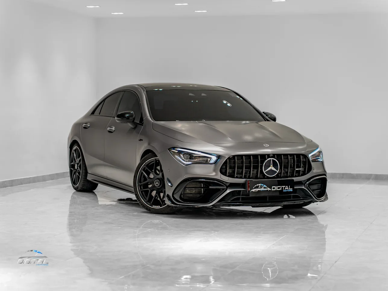 Mercedes-Benz CLA 45 S AMG Gray Matte 2022 For Sale in Qatar