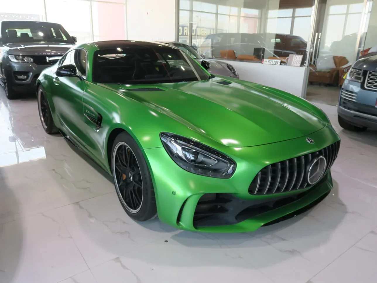 Mercedes-Benz GT R AMG Green 2018 For Sale in Qatar
