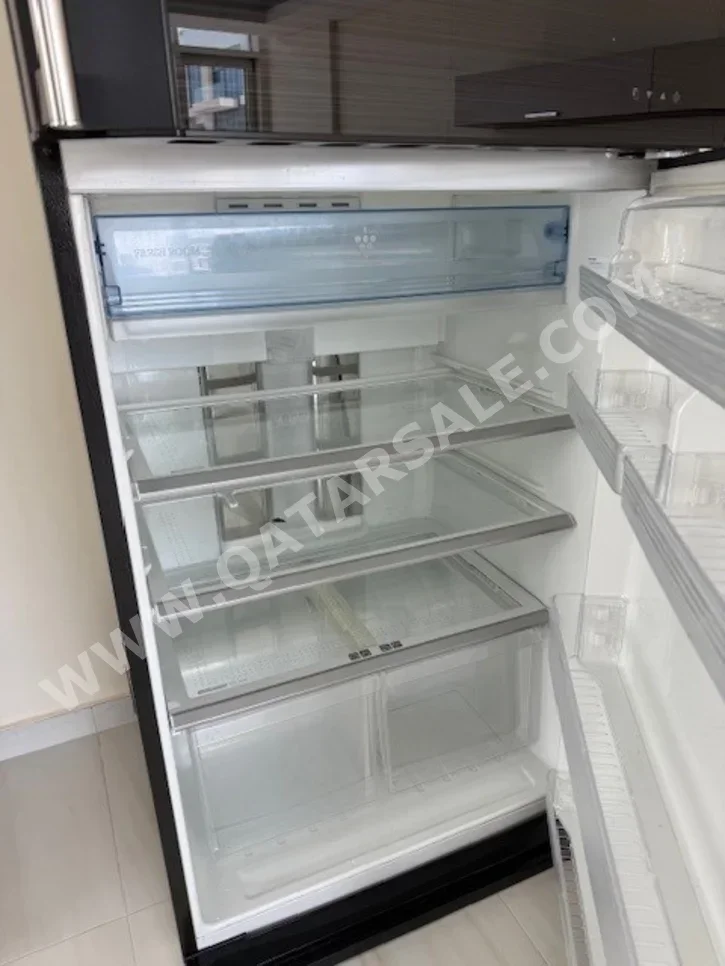 SHARP Classic Refrigerator - Black Stainless 601-720 Lt 2015 Automatic ...