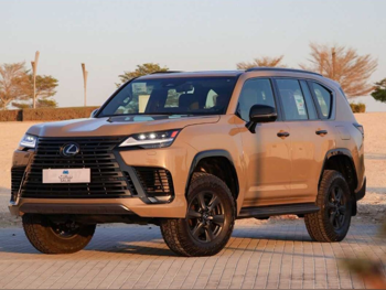 Lexus LX 700 SUV 4x4 Beige For Rent in Qatar