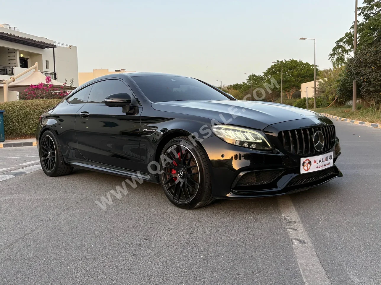Mercedes-Benz C-Class 63 AMG S Black 2017 For Sale in Qatar