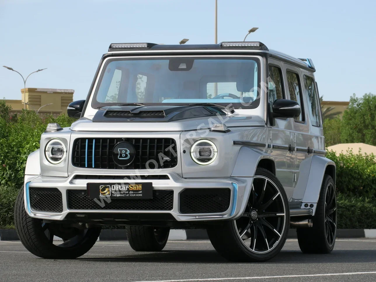 Mercedes-Benz G-Class 63 Brabus Silver 2019 For Sale in Qatar