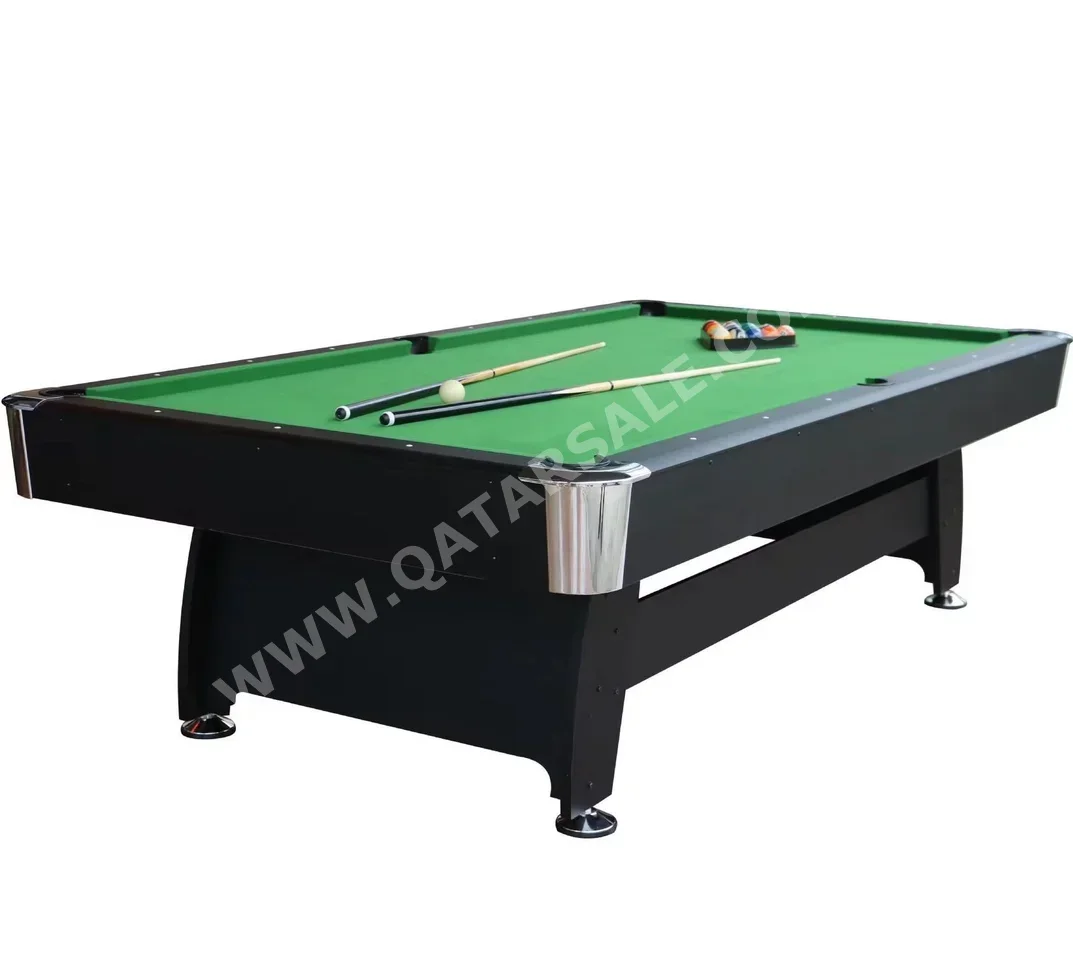 Billiard Table Green and Black With Installation For Sale in Qatar