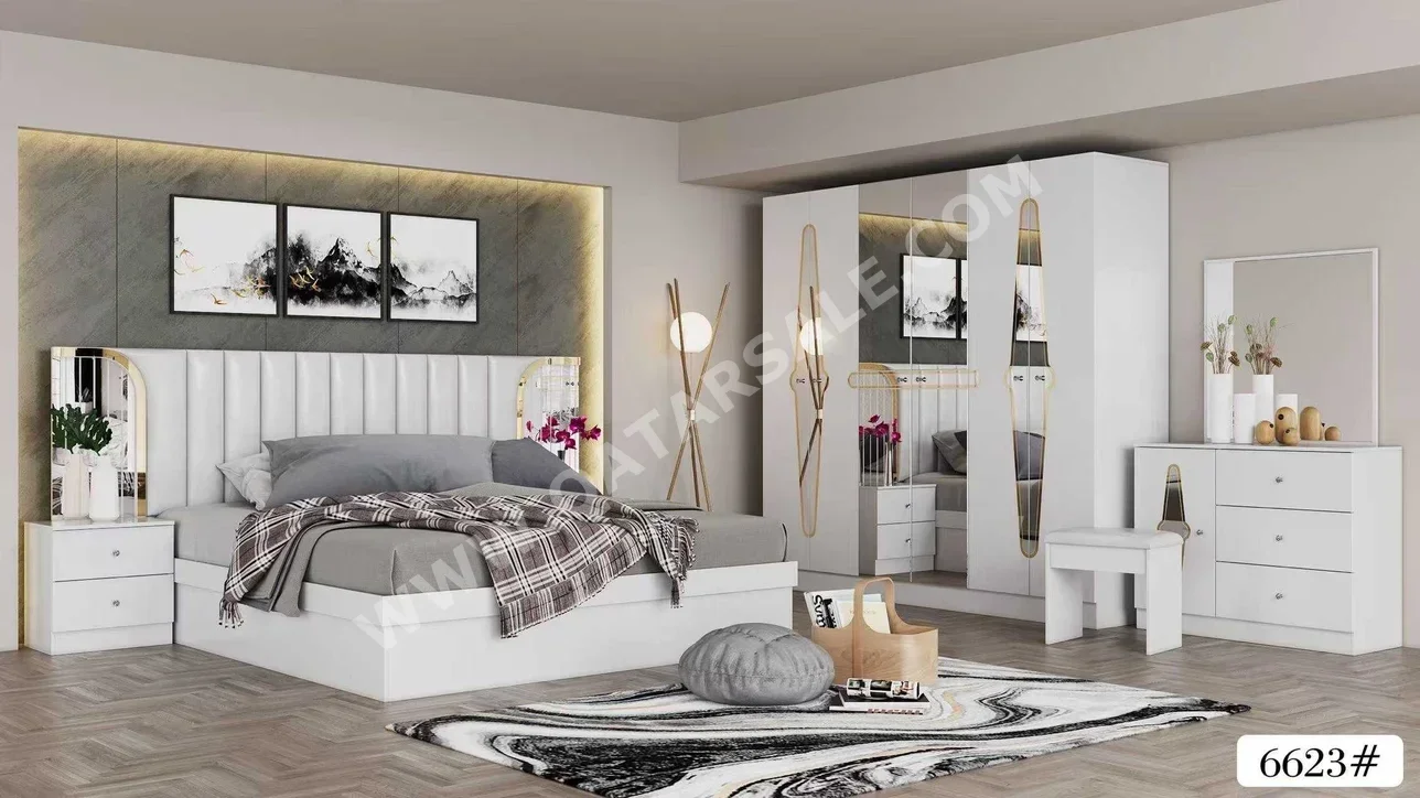 Bedroom Sets - 4 Pieces Set - Qatar Design - White Wood China ...