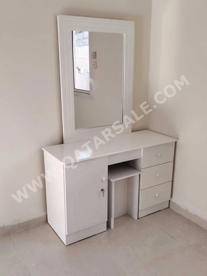 Wardrobes & Dressers - Dressing Table, Mirror, Chair & 2 Shelving Units ...