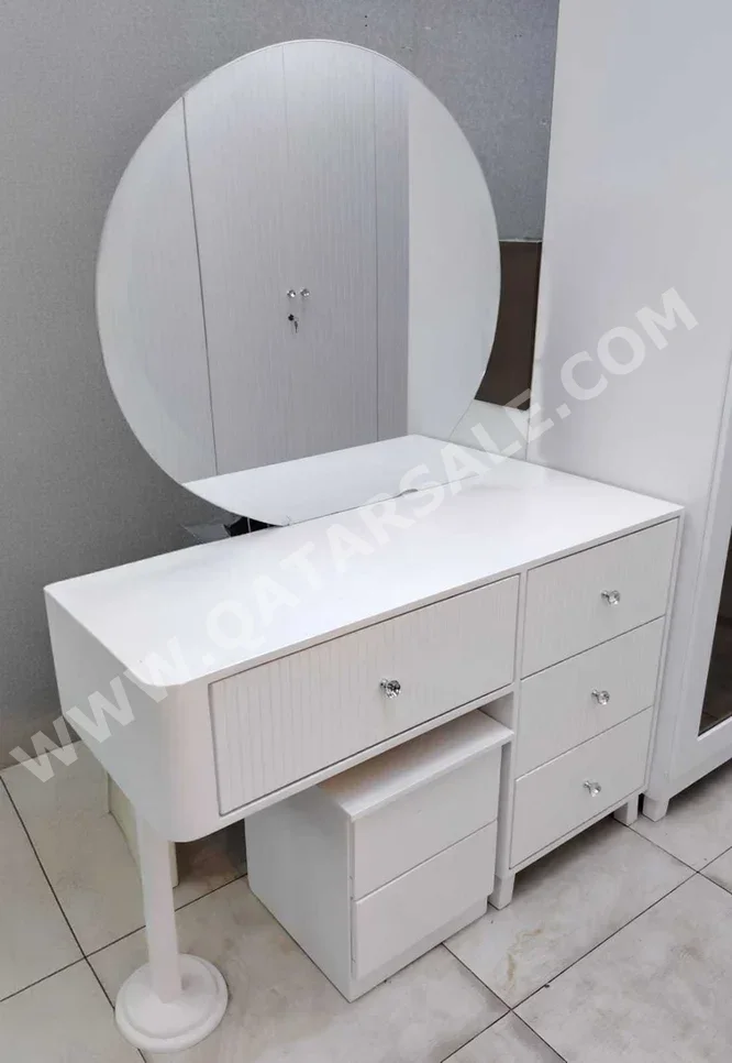 Wardrobes & Dressers - Dressing Table, Mirror, Chair & 2 Shelving Units ...