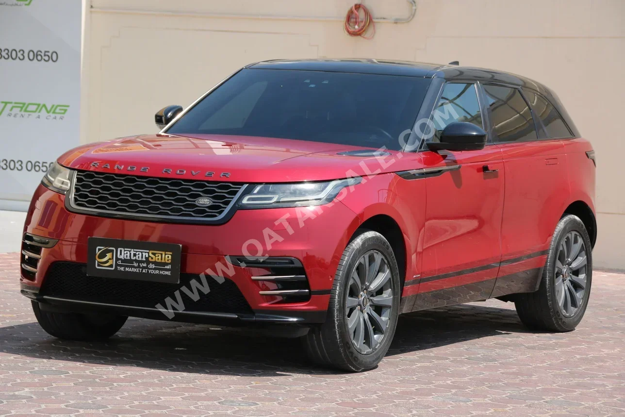 Land Rover Range Rover Velar R-Dynamic Red 2019 For Sale in Qatar