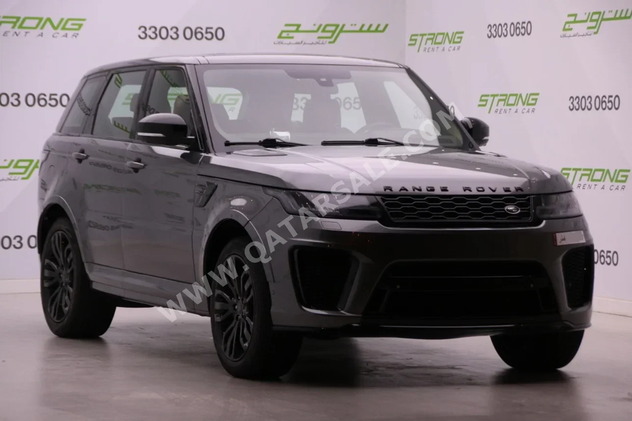 Land Rover Range Rover Sport SVR Gray 2015 For Sale in Qatar