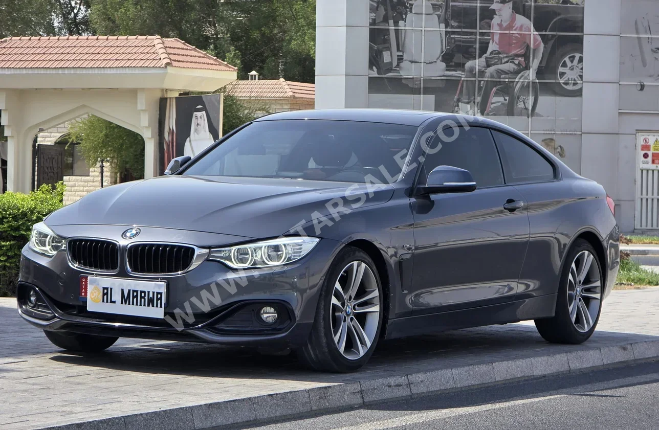BMW 4-Series 428 I Gray 2016 For Sale in Qatar