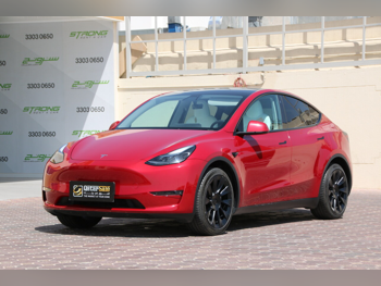 Tesla Model Y Performance Red 2023 For Sale in Qatar