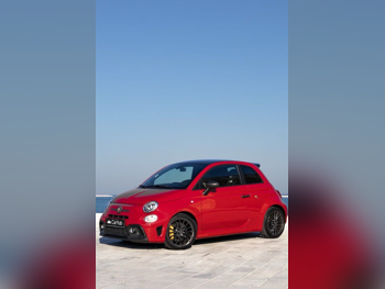 Fiat abarth 595 2x4 Red For Rent in Qatar