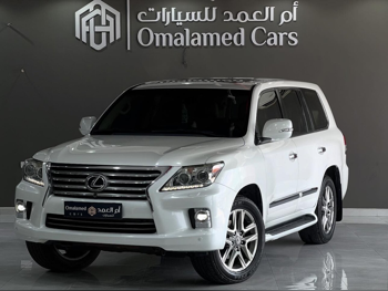 Lexus LX 570 White 2014 For Sale in Qatar