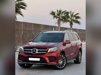 Mercedes-Benz GLS 500 Red 2018 For Sale in Qatar