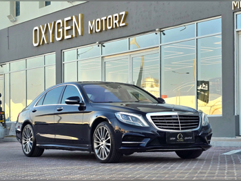Mercedes-Benz S-Class 400 Dark Blue 2015 For Sale in Qatar