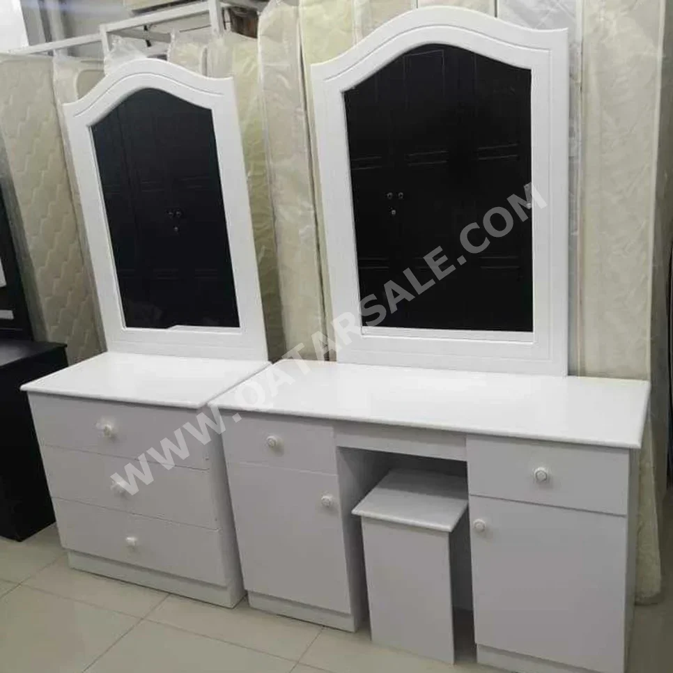 Wardrobes & Dressers - Dressing Table, Mirror, Chair & 2 Shelving Units ...