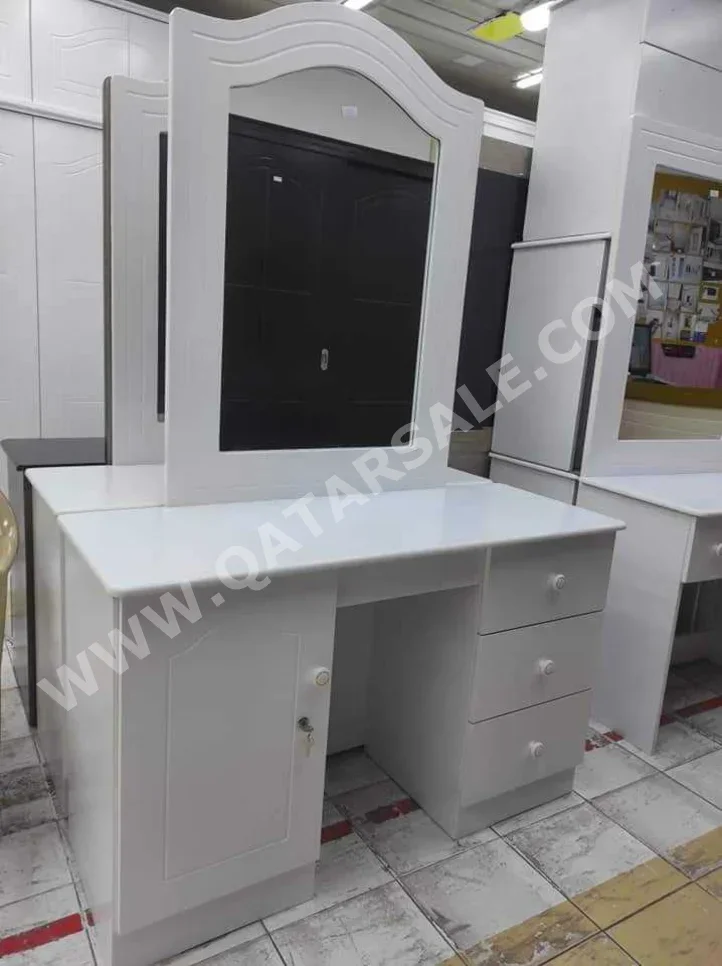 Wardrobes & Dressers - Dressing Table, Mirror, Chair & 2 Shelving Units ...