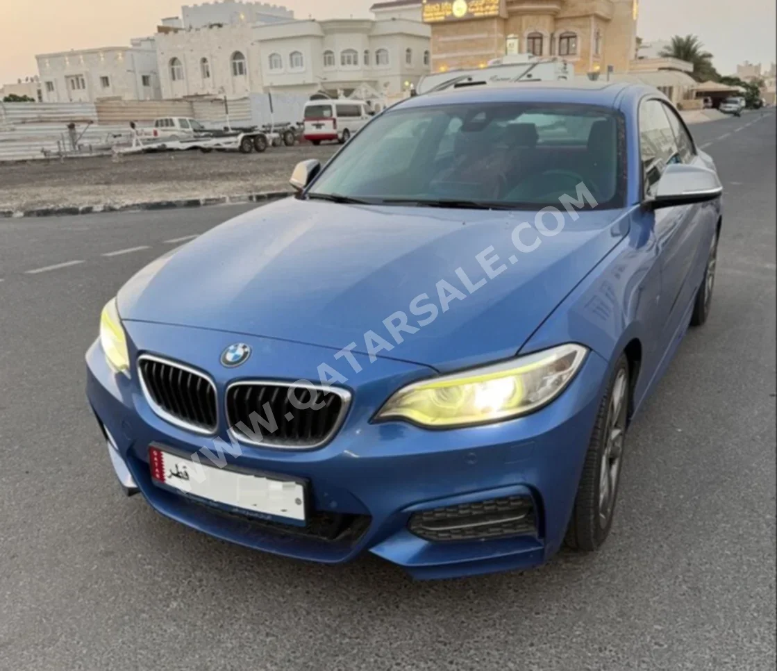 BMW M-Series 235 i Dark Blue 2016 For Sale in Qatar