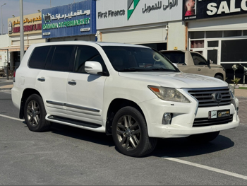 Lexus LX 570 White 2012 For Sale in Qatar