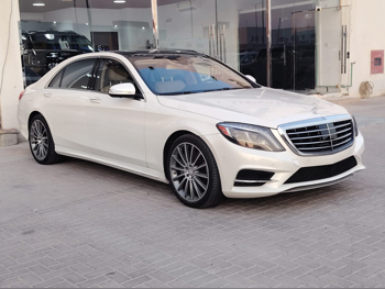 Mercedes-Benz S-Class 550 AMG White 2015 For Sale in Qatar