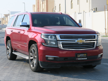Chevrolet Tahoe LTZ Maroon 2015 For Sale in Qatar