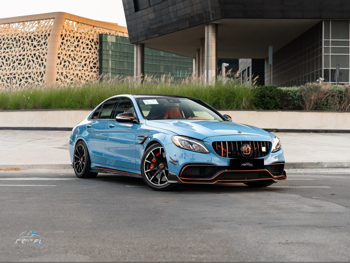 Mercedes-Benz S-Class 63 AMG Blue 2016 For Sale in Qatar