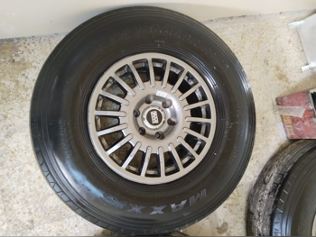 Tire & Rims Braid / 4 Seasons Made in Spain Rim Included For Sale in Qatar