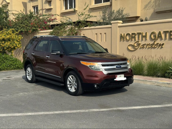 Ford Explorer Maroon 2015 For Sale in Qatar