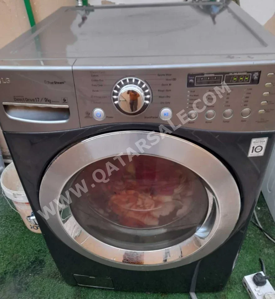 Washing Machines & All in ones LG / Front Load Washer / 17 Kg Gray For ...