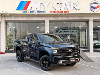Chevrolet Silverado Trail Boss Dark Blue 2021 For Sale in Qatar