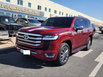 Toyota Land Cruiser VX Twin Turbo Maroon 2022 For Sale in Qatar