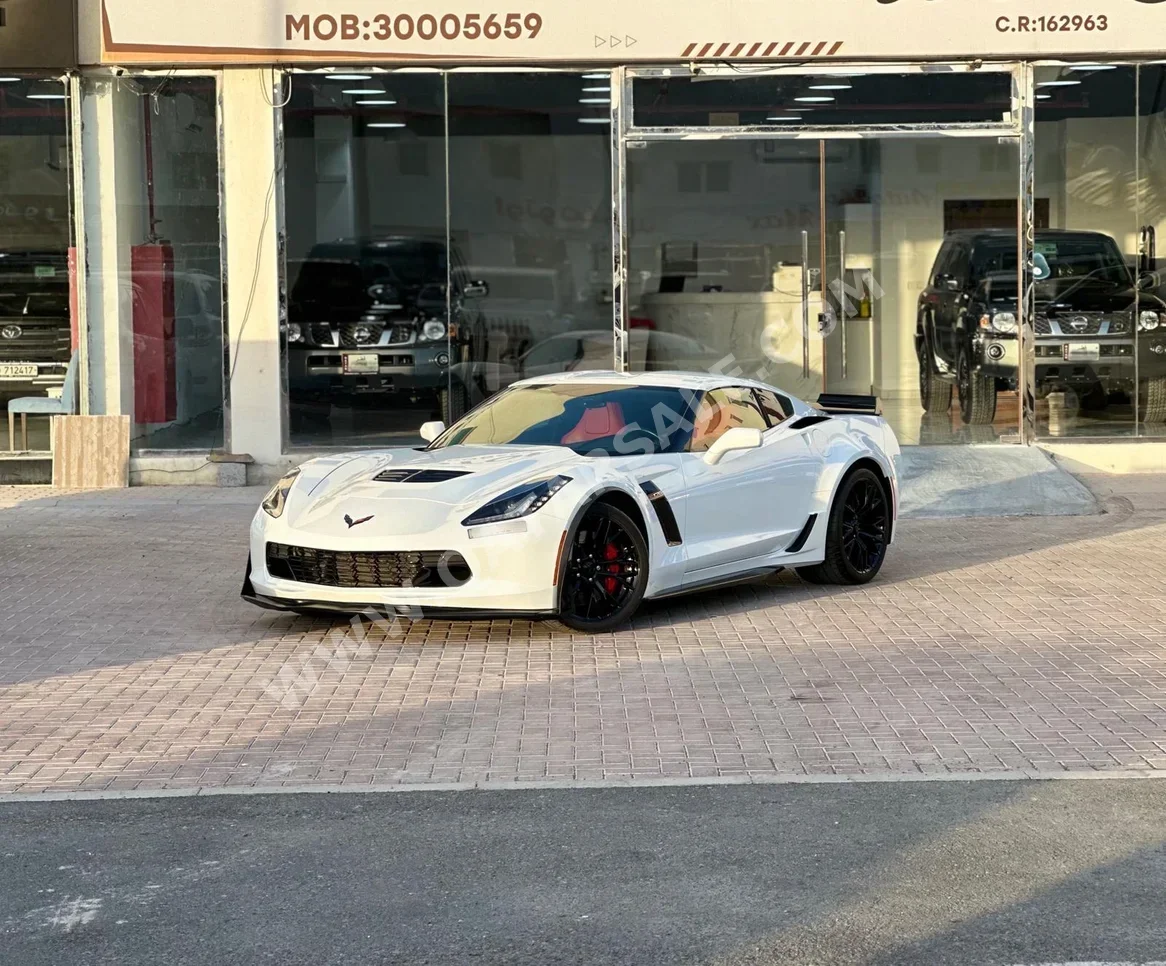 Chevrolet Corvette C7 White 2019 For Sale in Qatar