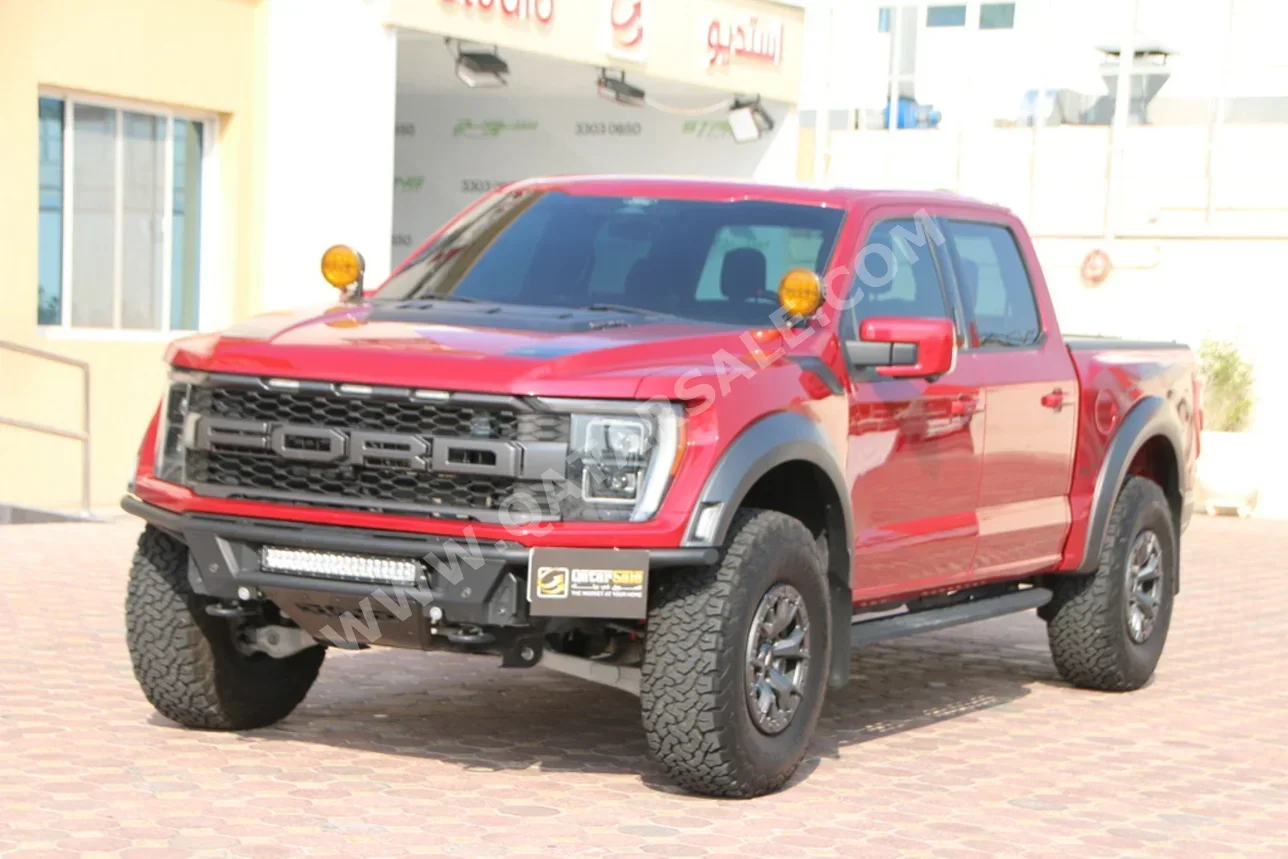 Ford Raptor Performance Maroon 2022 For Sale in Qatar