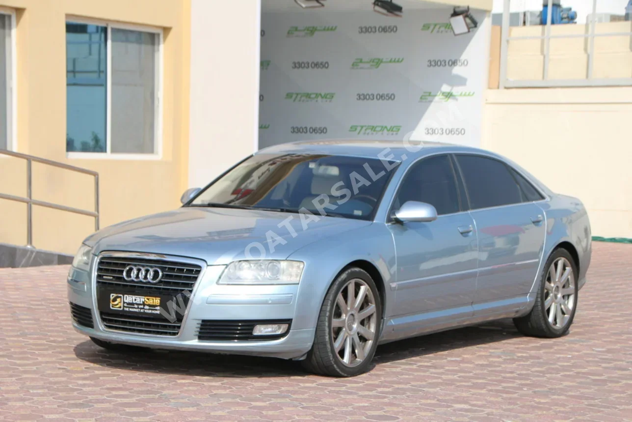 Audi A8 4.2 Sky Blue 2007 For Sale in Qatar