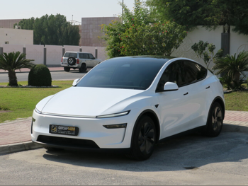 Tesla Model Y Long Range White 2025 For Sale in Qatar