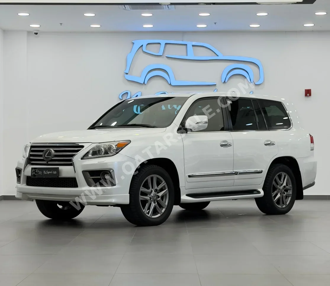 Lexus LX 570 S White 2015 For Sale in Qatar