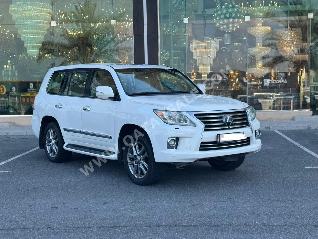 Lexus LX 570 S White 2014 For Sale in Qatar