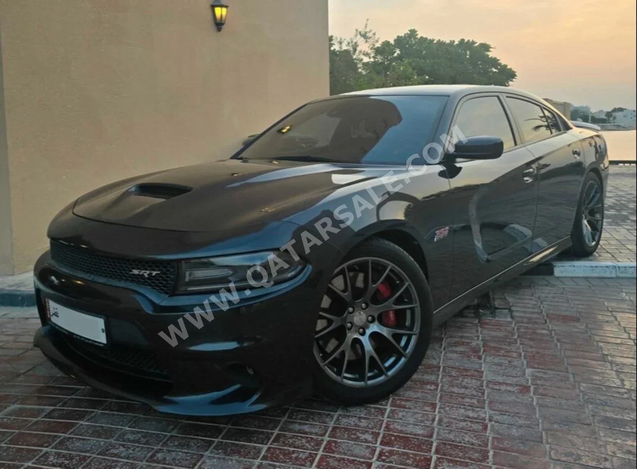 Dodge Charger SRT Black 2016 For Sale in Qatar