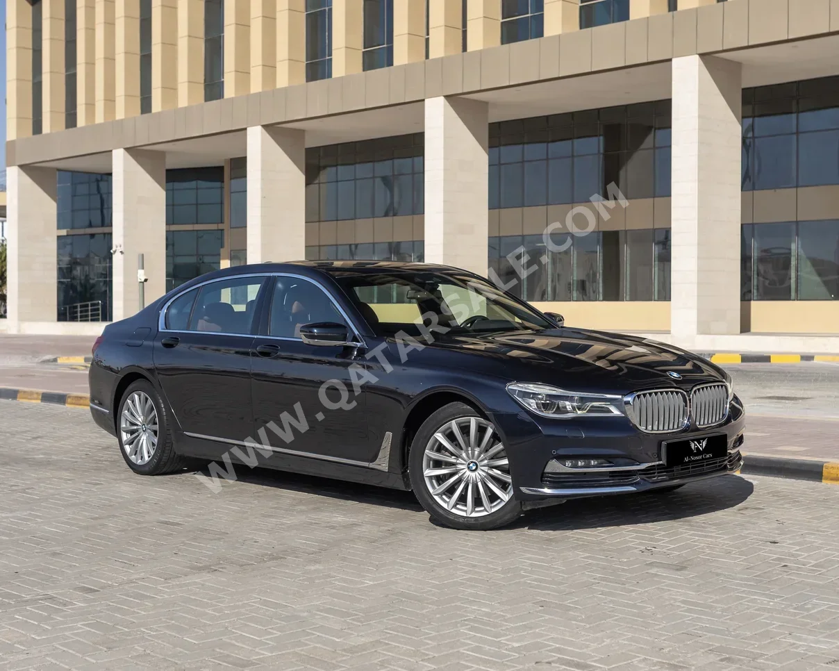 BMW 7-Series 730 Li Black 2017 For Sale in Qatar