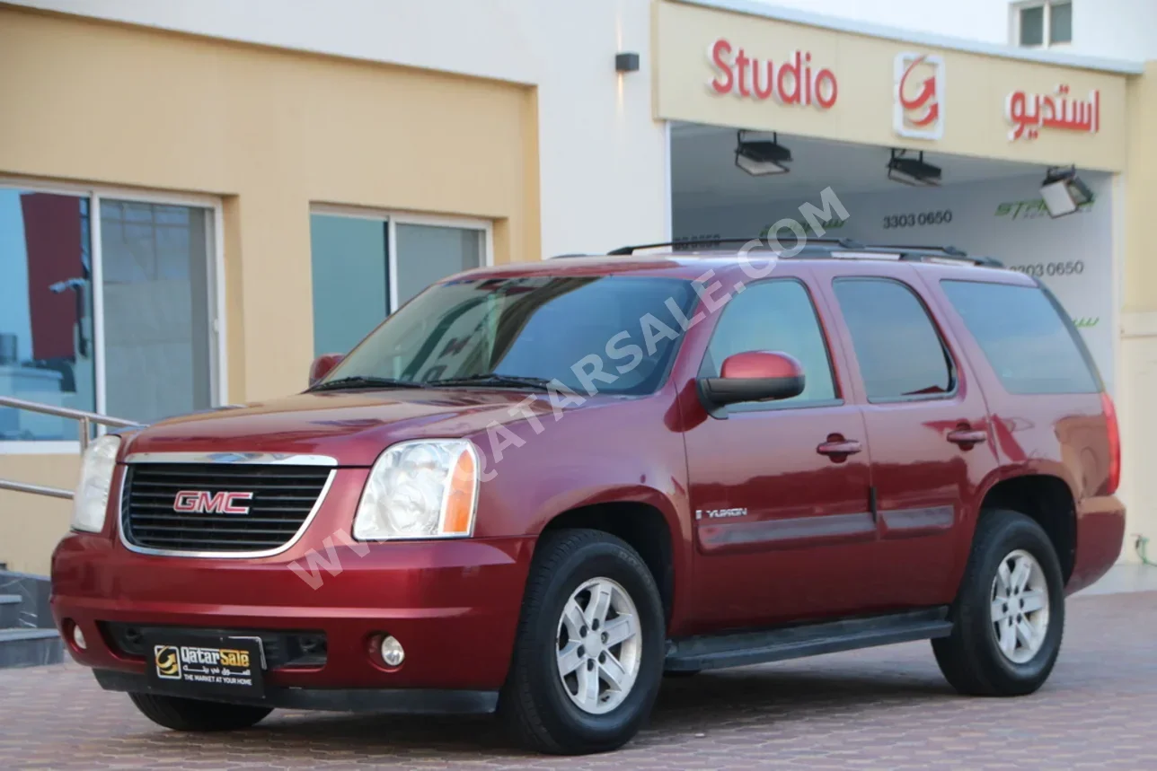 GMC Yukon Maroon 2009 For Sale in Qatar