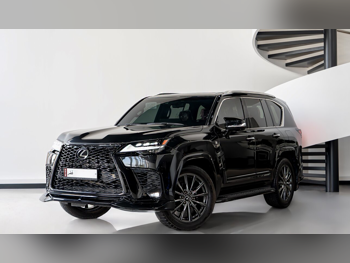 Lexus LX 600 F Sport Black 2023 For Sale in Qatar