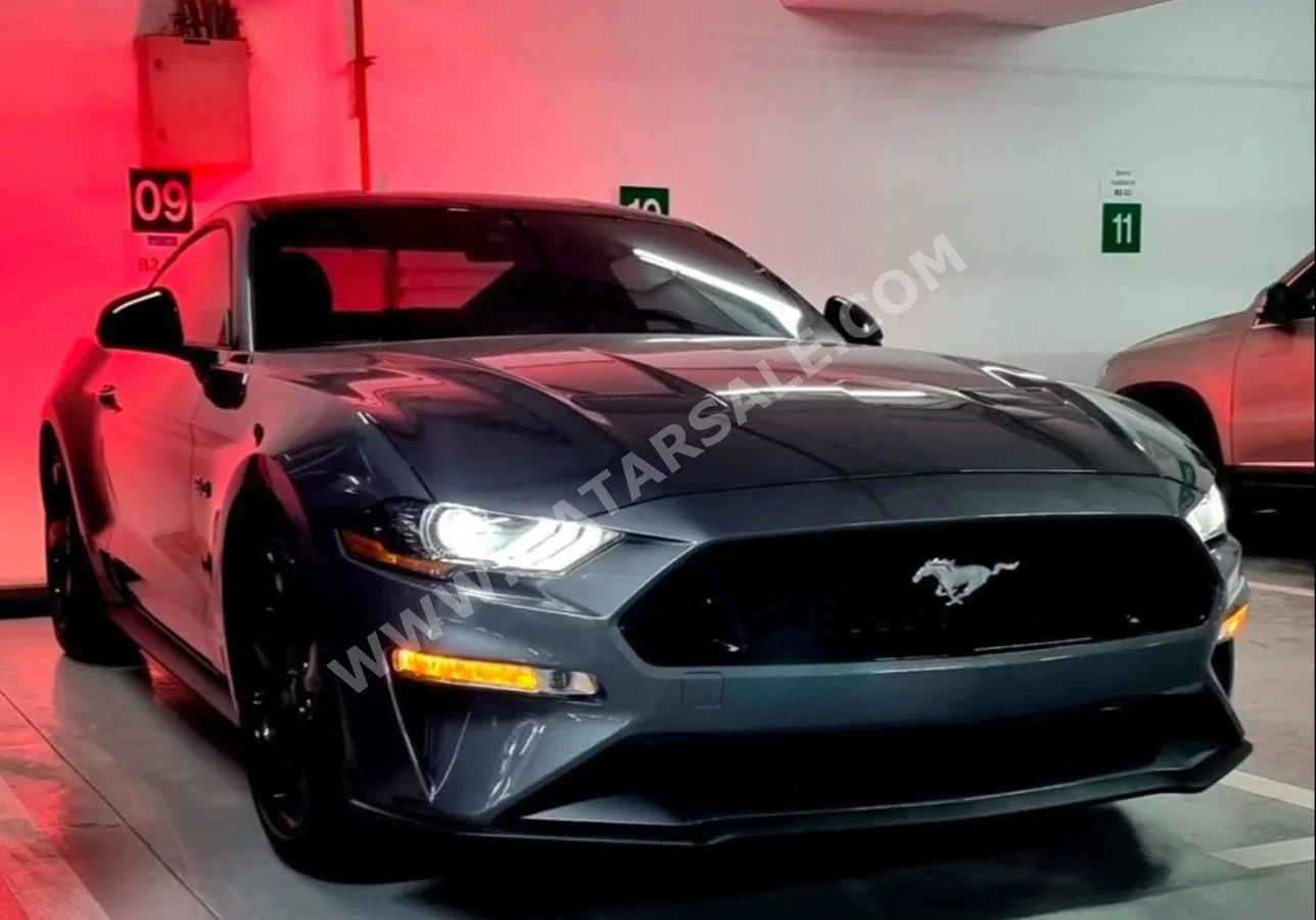 Ford Mustang GT Premium Gray 2022 For Sale in Qatar